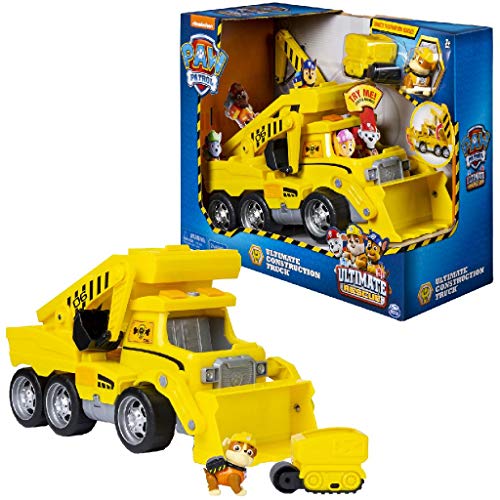 PAW Patrol, Ultimate Rescue Construction Truck with Lights, Sound and ...